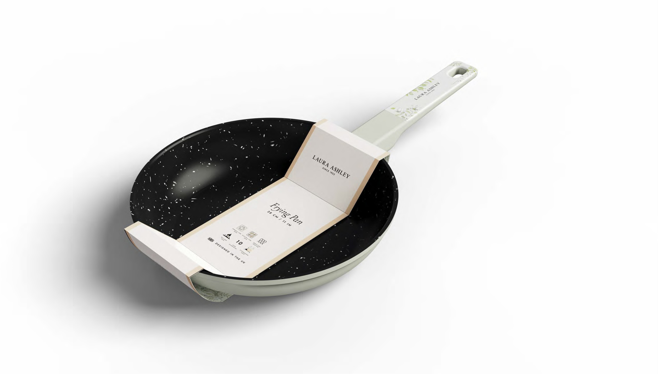 LAURA ASHLEY 11 INCH / 28CM FRYING PAN SAGE PARTERRE – Ridgeway Global LTD